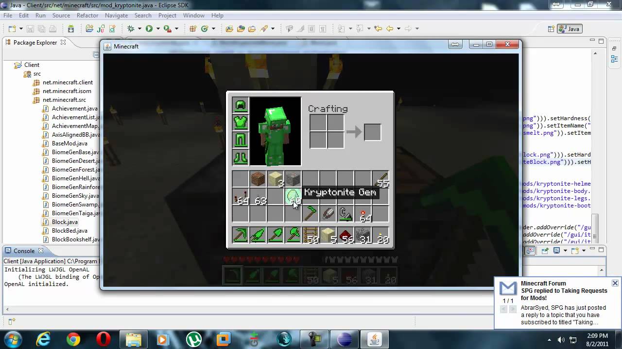 MineCraft Modding Advanced (MCMA) 1: Redstone Powered Blocks - YouTube