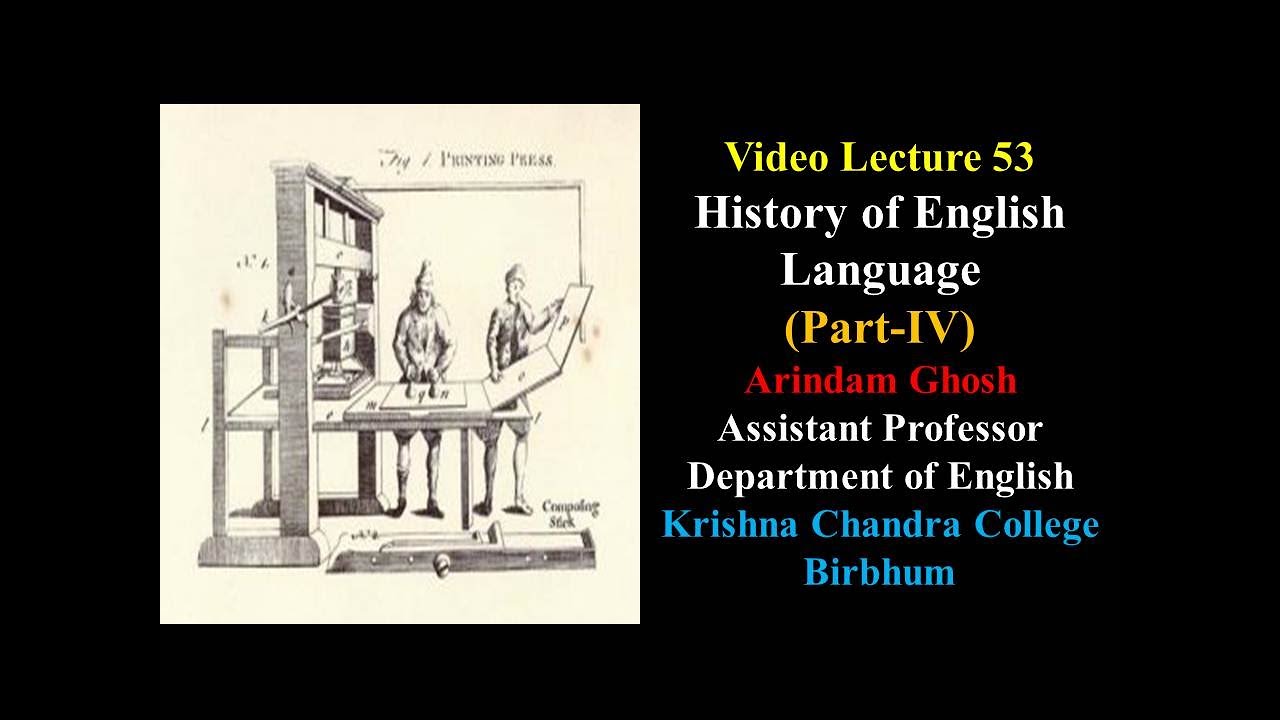 Video Lecture 53: Standardization of English Language - YouTube