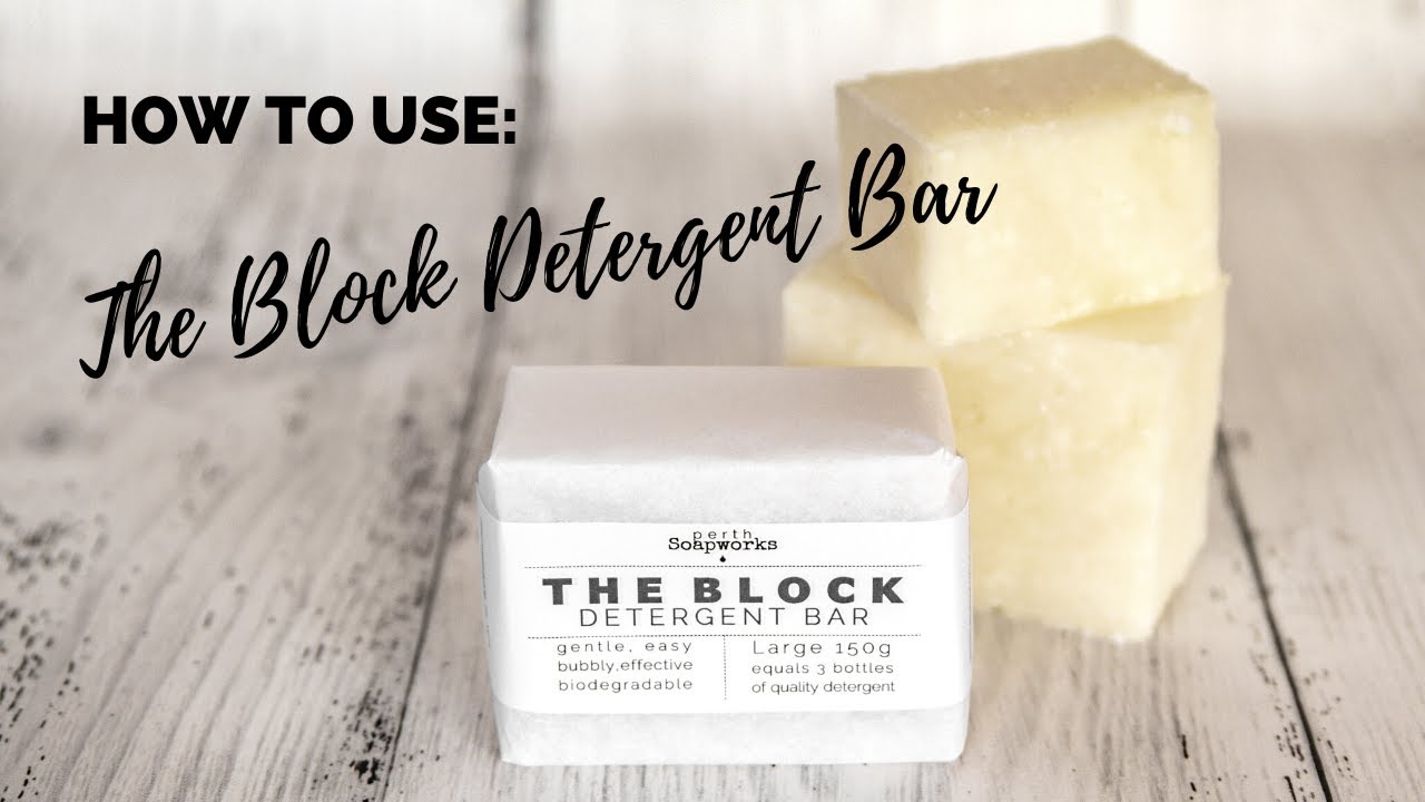 How To Use: The Block Detergent Bar | Perth Soapworks - YouTube
