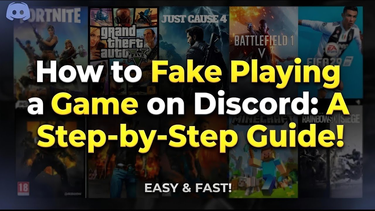 How to Fake Playing a Game on Discord: A Step-by-Step Guide! - YouTube