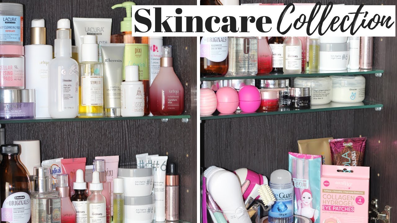 SKINCARE COLLECTION AND TOUR & WHAT I'M USING IN SEP 2018 Ep.1 - YouTube