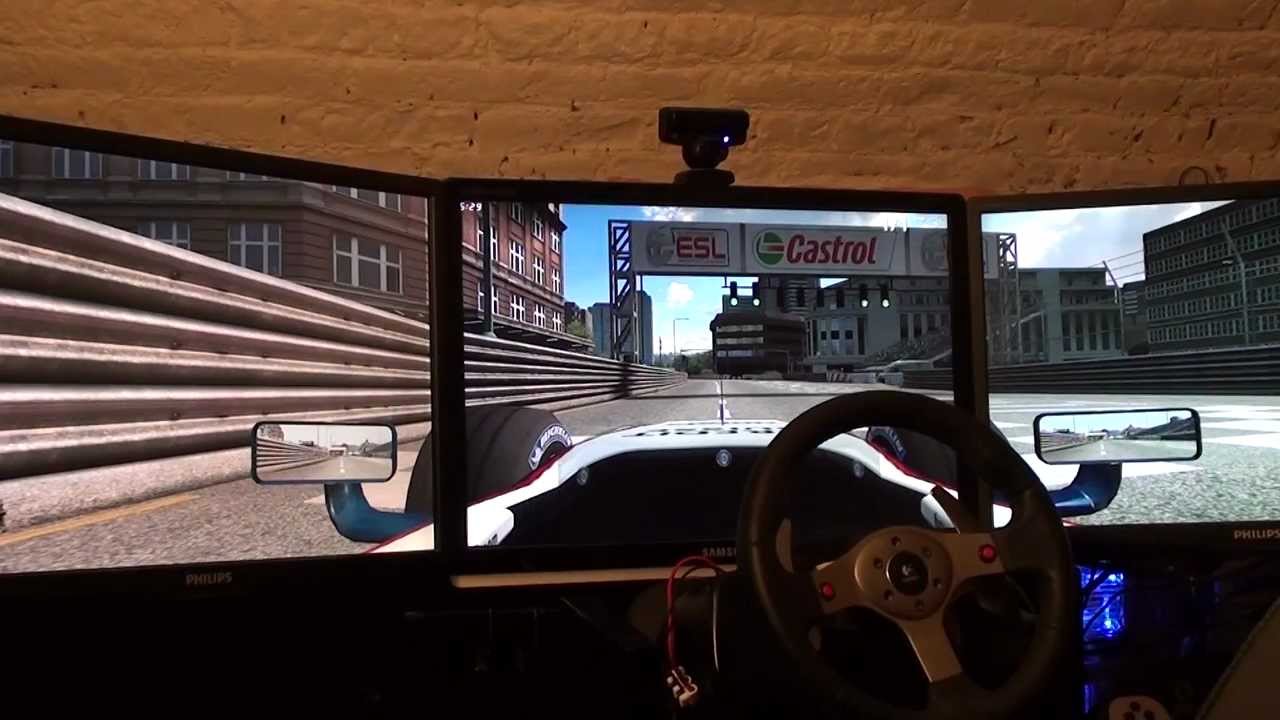 LFS Multi-screen adjustment - YouTube