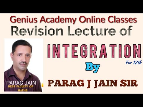 Revision lecture of integration(part-4)||Genius academy, Alwar - YouTube