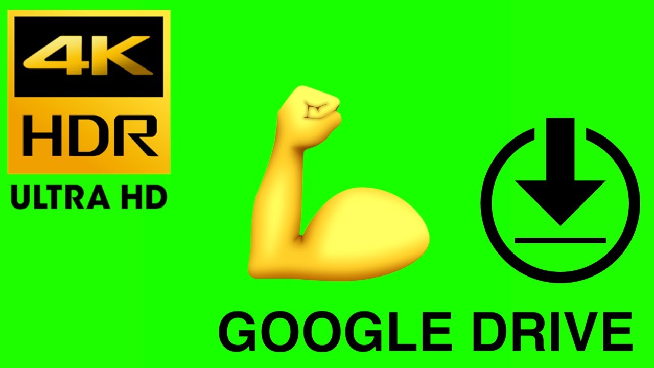 3D Emoji 💪 Flexed Biceps / green screen easy download - YouTube