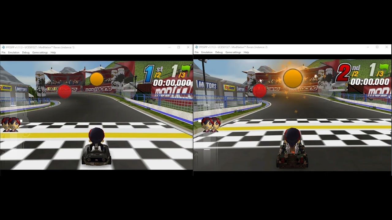 ModNation Racers | PSP | Ad-Hoc Multiplayer Gameplay - YouTube