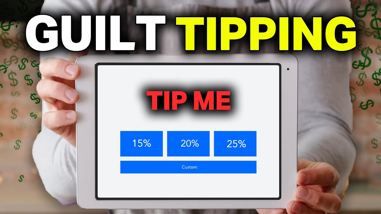 How tipping culture got out of control | Guilt tipping - YouTube