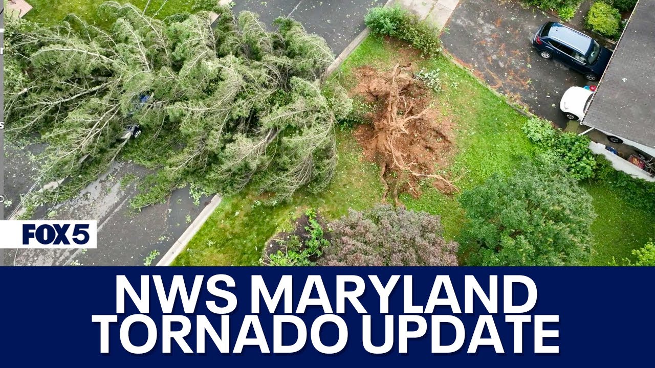 Maryland tornado update: 105 mph winds present Wednesday, EF0 or EF1 ...