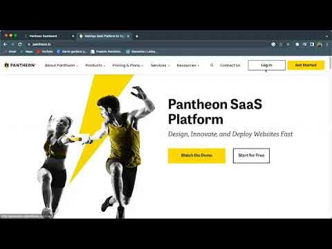 Tutorial Install Wordpress - Pantheon.io - YouTube