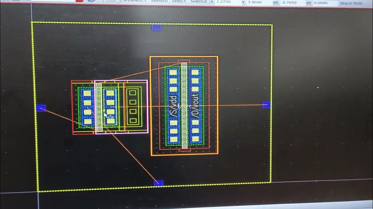 Layout Demo VLSI Lab 18ECL77 - YouTube