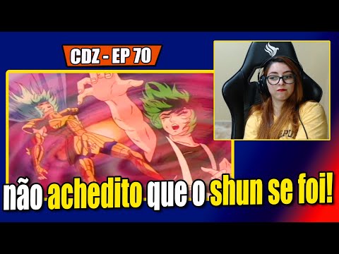 Ycass - Vendo Shun derrota Afrodite de Peixes | Os Cavaleiros do Zodíaco EP 70 [REACT]