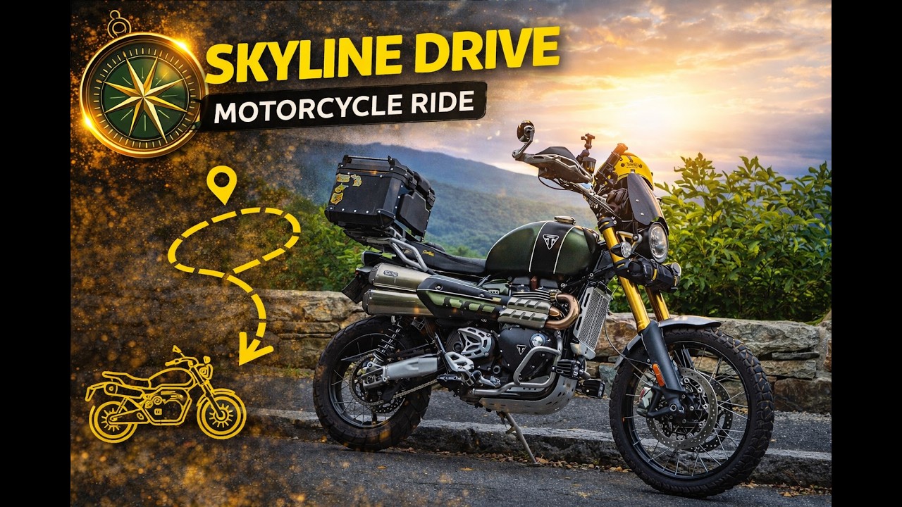 Motorcycle trip on the Skyline Drive - YouTube