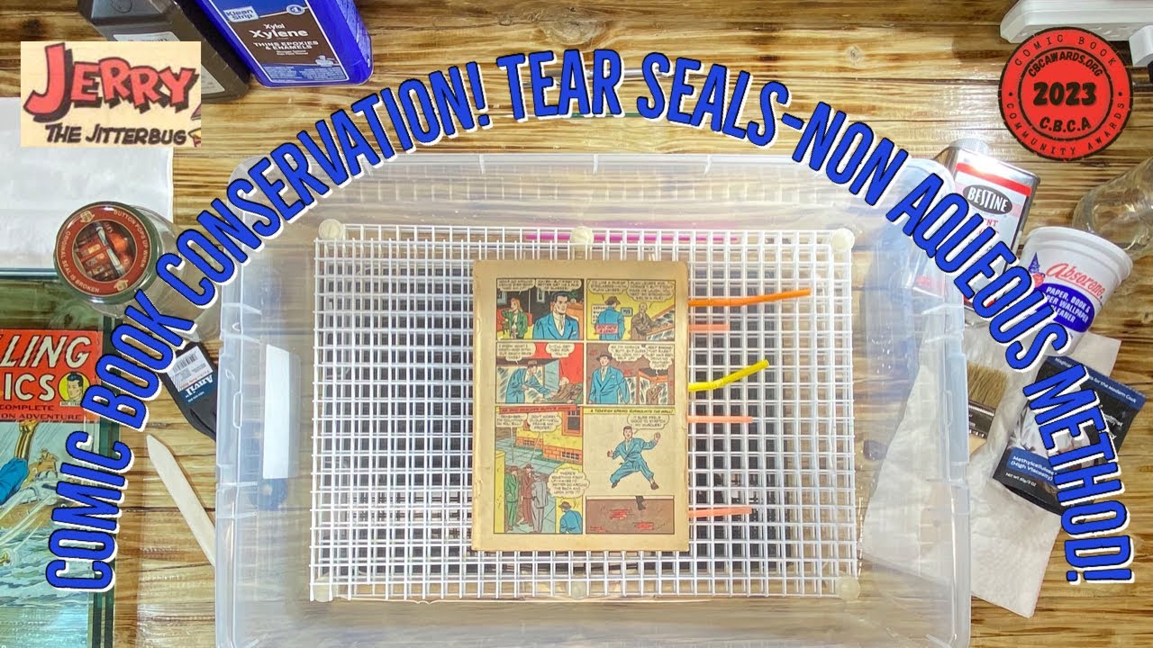 Thrilling Comics #18, Part 12. Comic Book Tear Seals! Non Aqueous ...