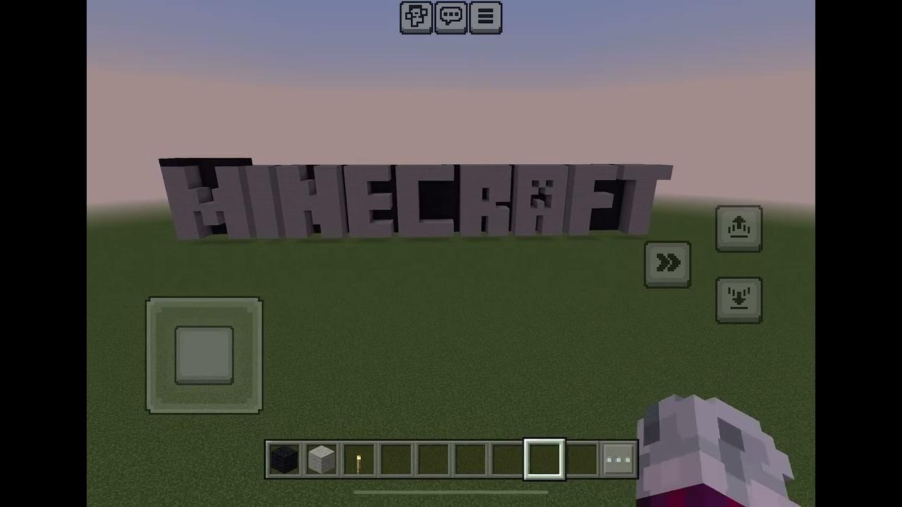 My first Minecraft build - YouTube