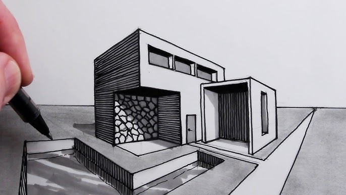 How To Draw A 3d Buildings