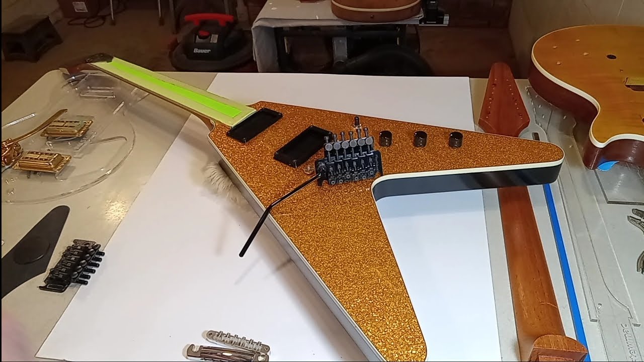 V14. How To Design Build A Custom Sparkle Flying V Per 1950's Specs ...