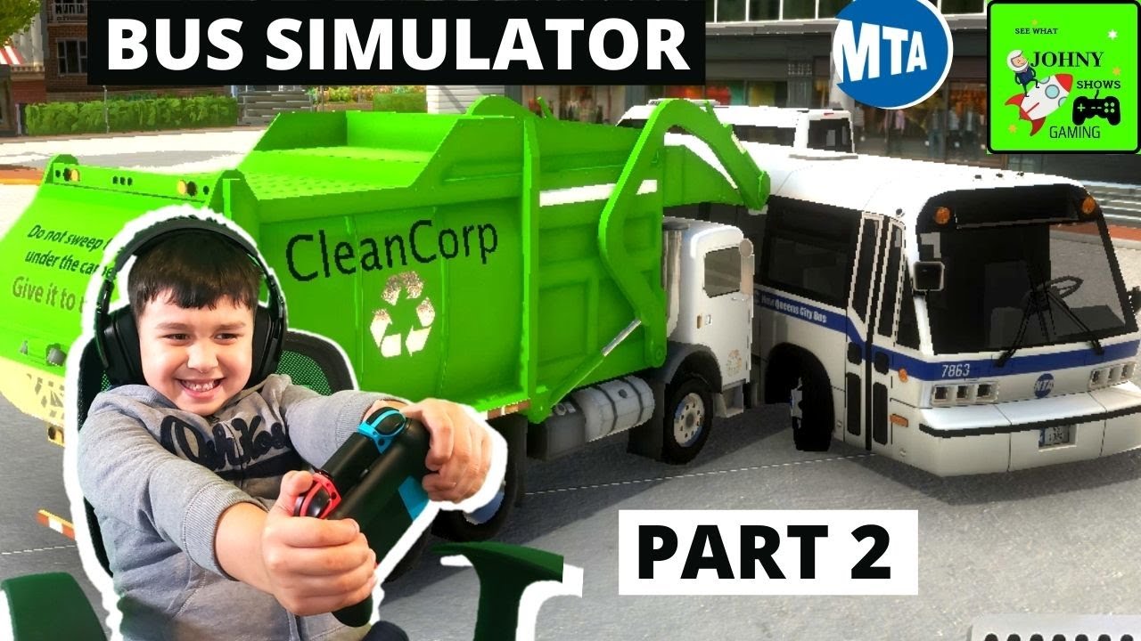 Johny Shows Bus Driver Simulator Part 2 Double Decker Bus Articulated ...