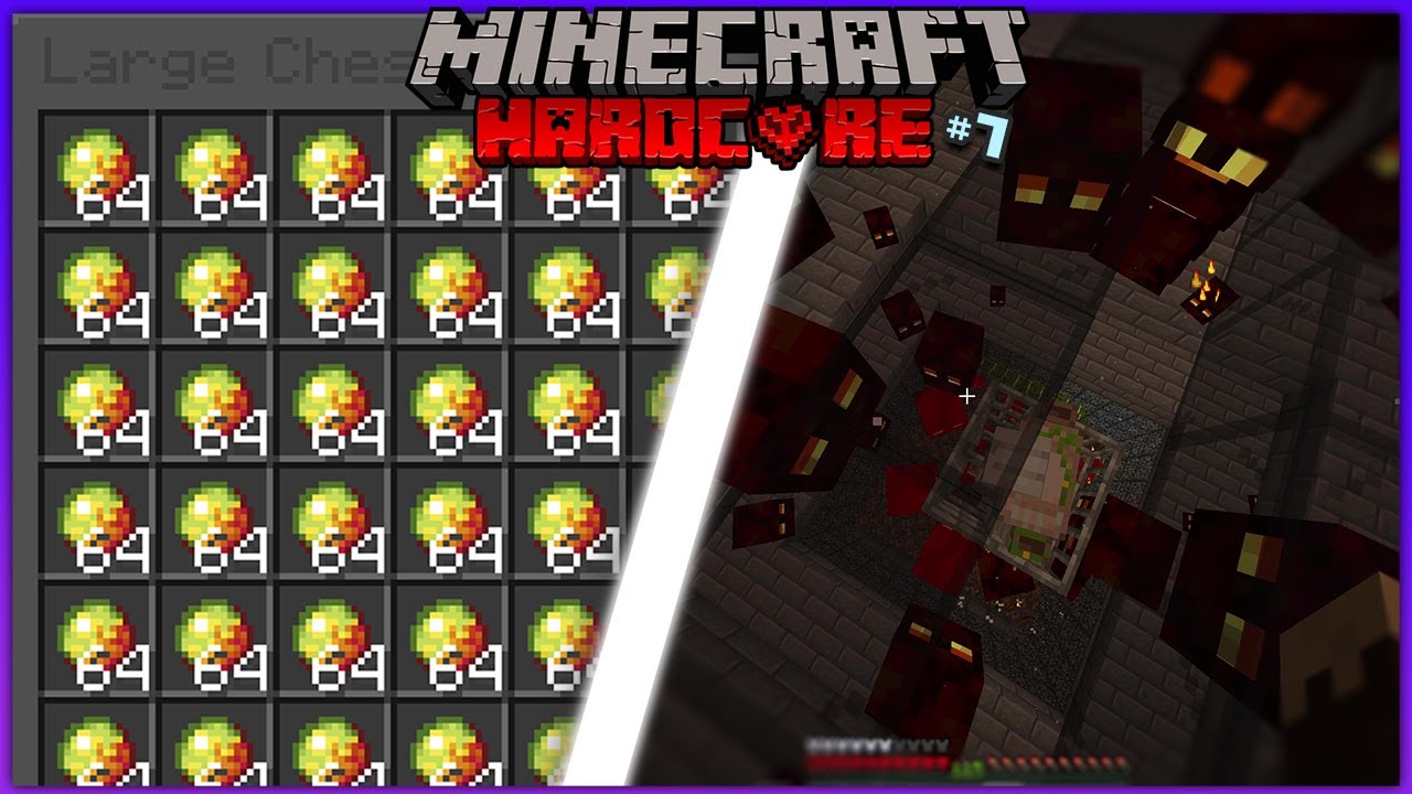 Building an INSANE MAGMA CUBE Farm in Minecraft Hardcore (#7) - YouTube