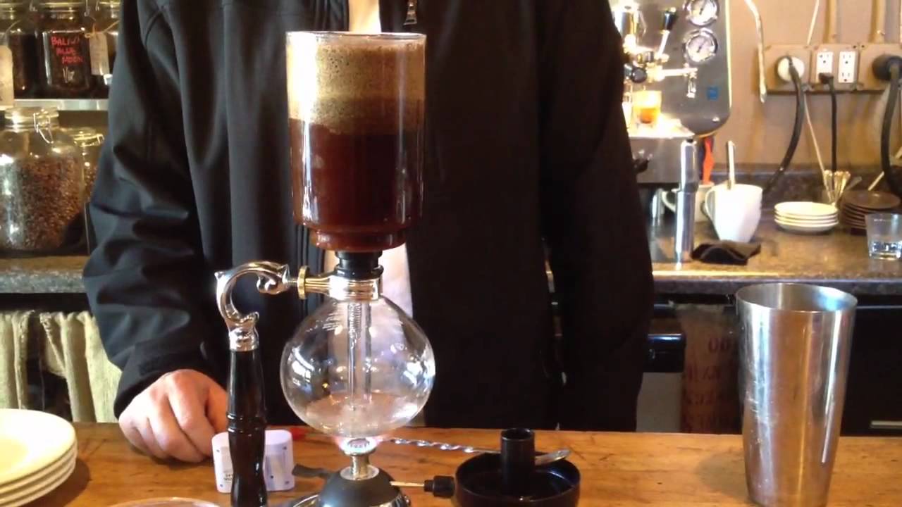 Vac Pot coffee demo at Tampa Buddy Brew - YouTube