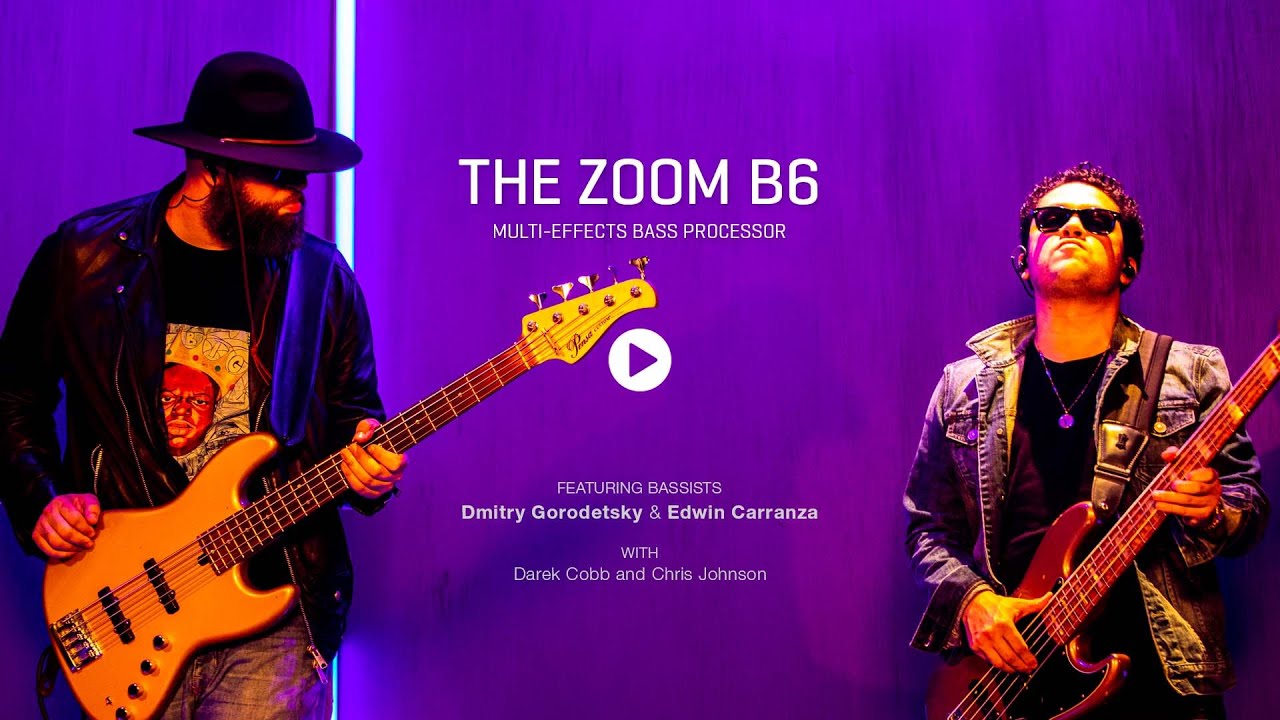 Introducing the Zoom B6 Bass Multi-Effects Processor - YouTube