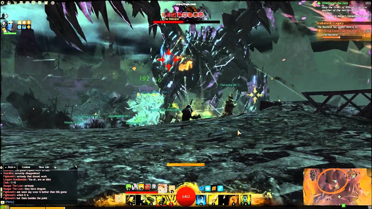 Guild Wars 2 The Shatterer - Elder Dragon Event with Ranger - YouTube