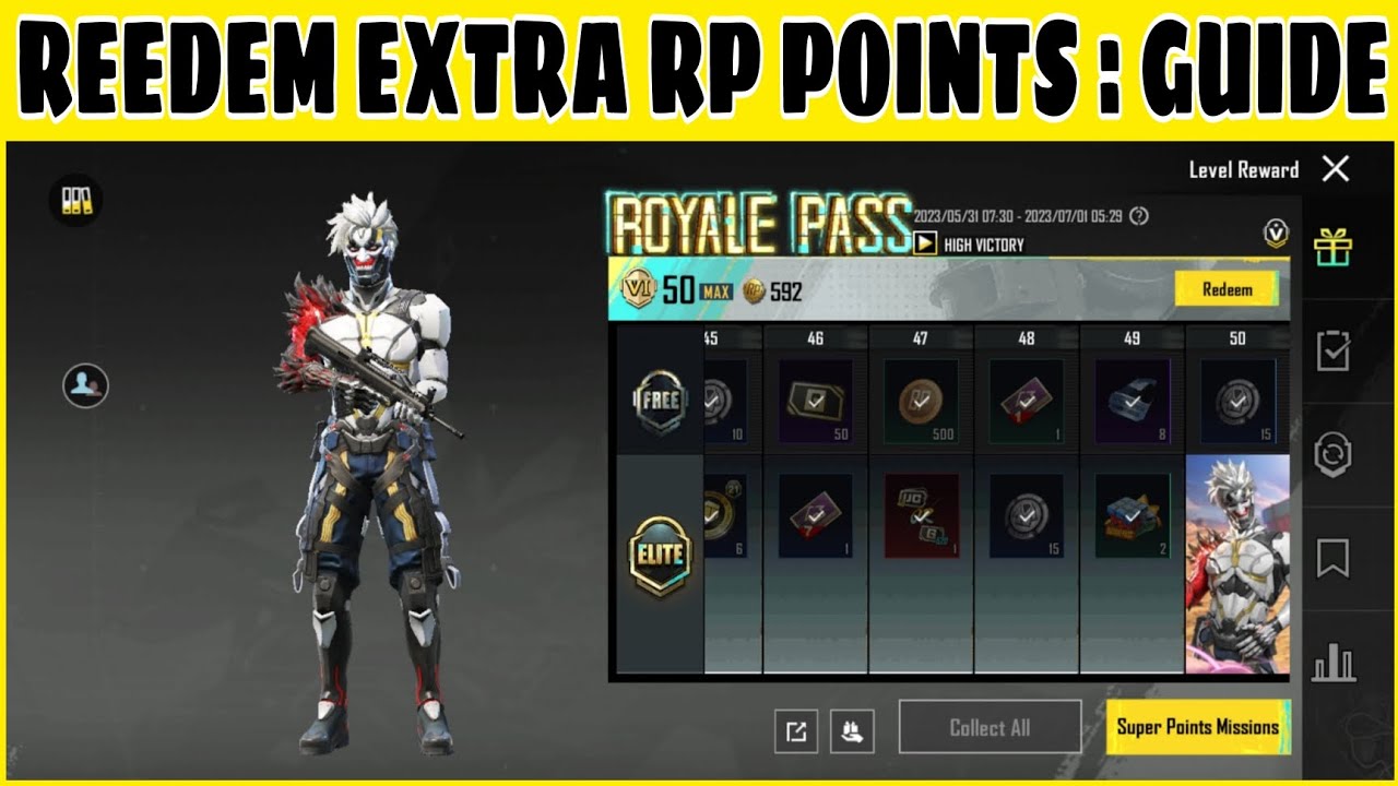 Bgmi Use Extra Rp points || Bgmi Reedem Extra Rp points || Exchange ...