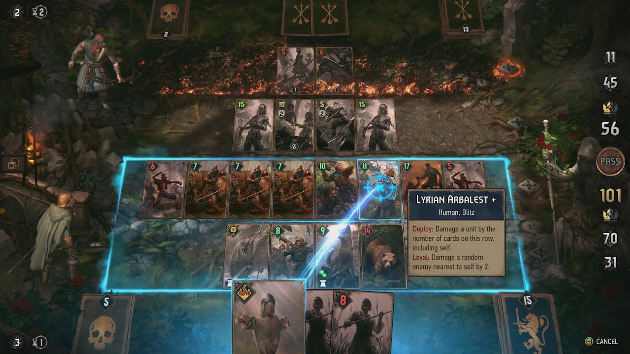 Thronebreaker (Witcher): Aedirn Gameplay (Map, Battle, Puzzle) - YouTube