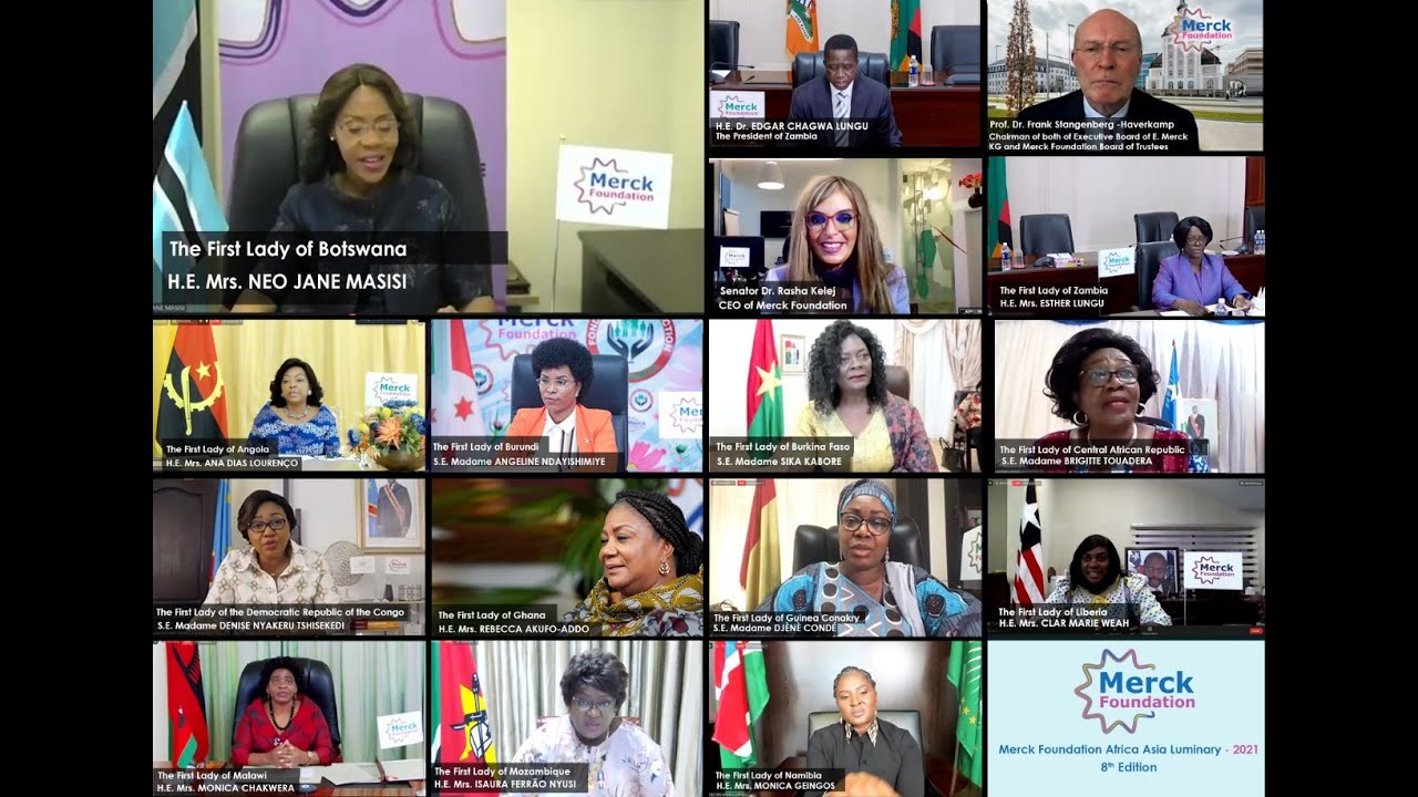Botswana First Lady, H.E. NEO JANE MASISI Speech at MerckFoundation ...