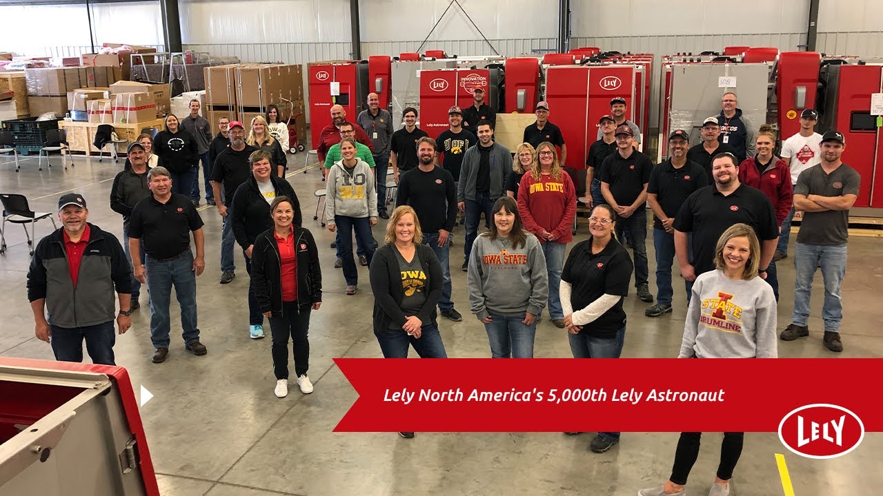 Lely North America's 5,000th Lely Astronaut - YouTube