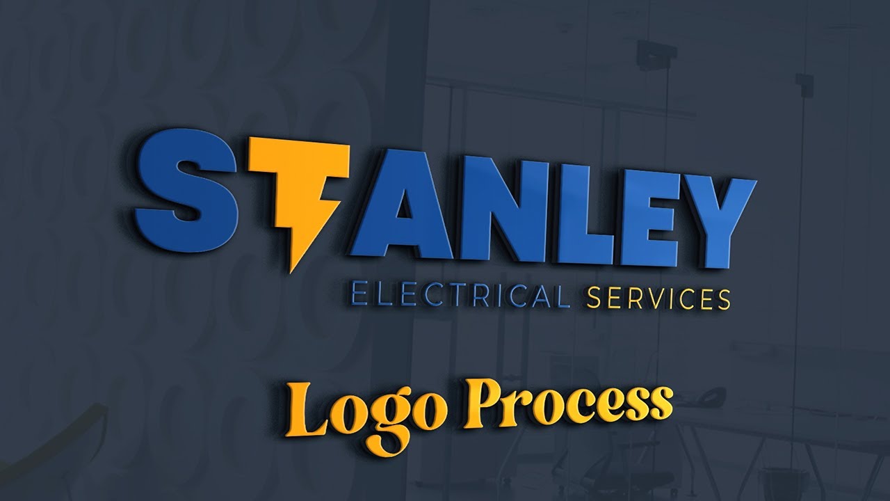 Jinsi Ya Kutengeneza Logo Ya Stanley Electrical Service (Logo Process ...