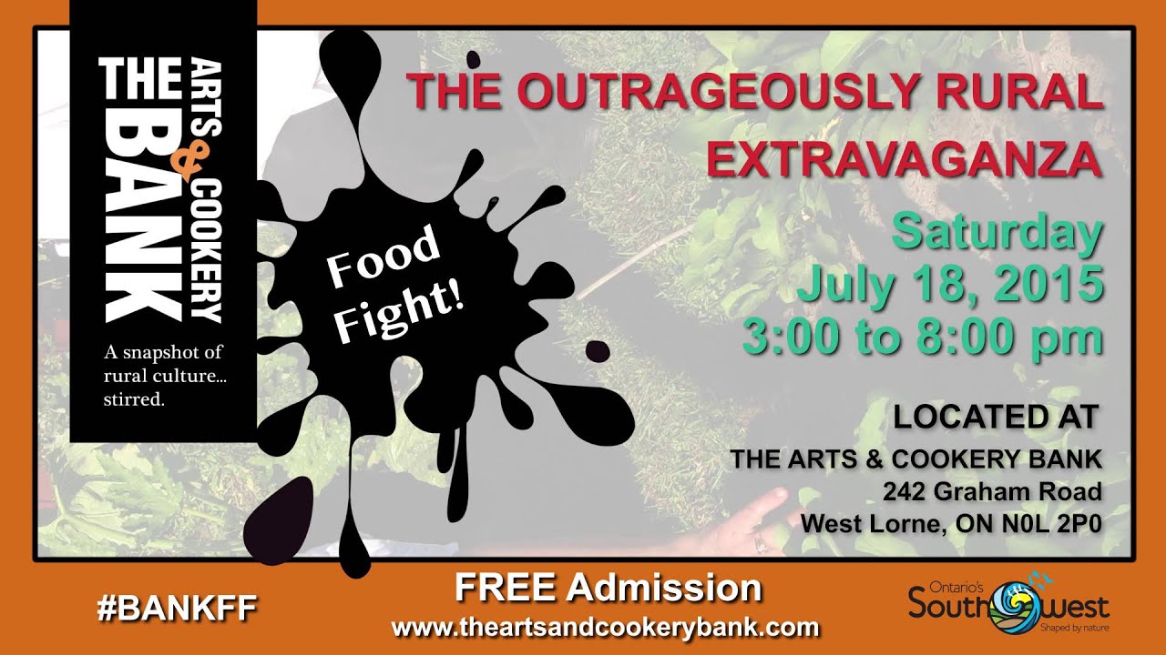 Outrageously Rural Food Fight - PJ Gangle Insurance Brokers - YouTube