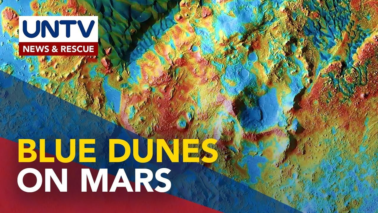 NASA shares image of blue dunes on Mars - YouTube