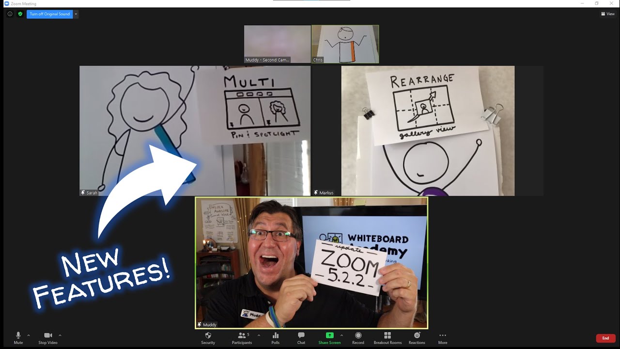 New features in Zoom 5.2.2 - How to rearrange the gallery view and ...