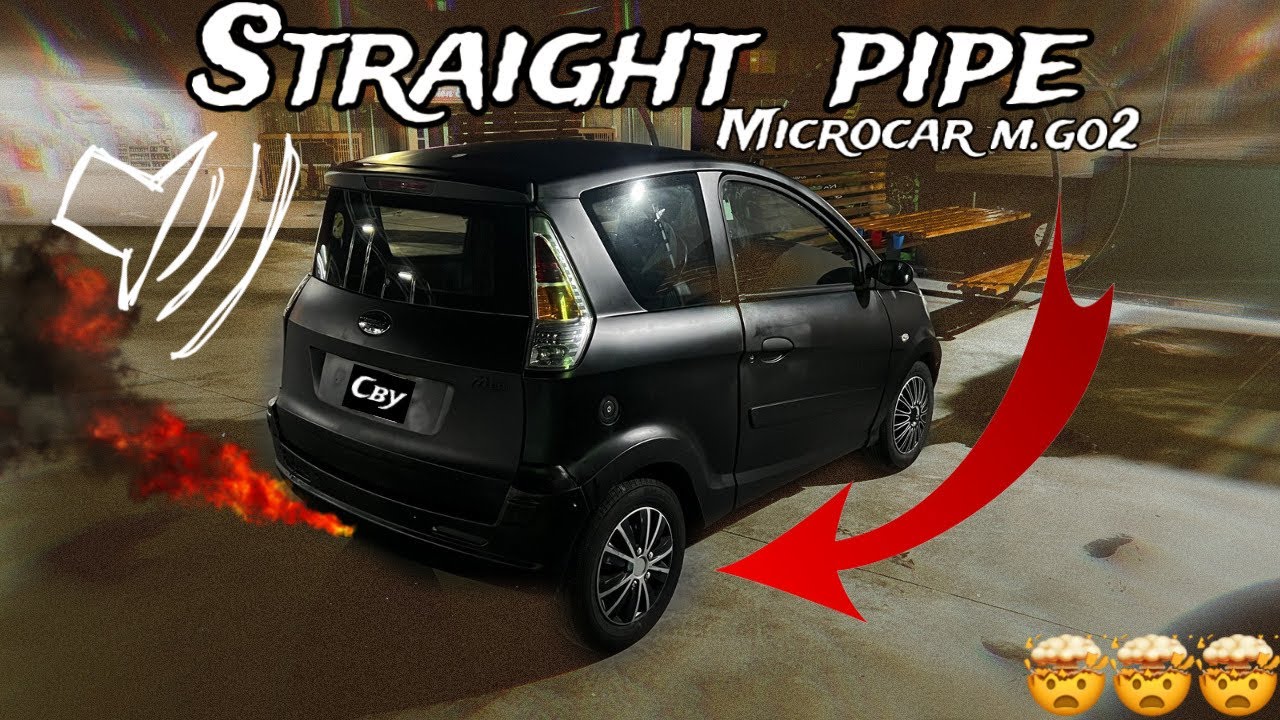 🤯 Microcar Țeava Goală 🤯 🚗 STRAIGHT PIPED MOPED CAR 🚗 - YouTube