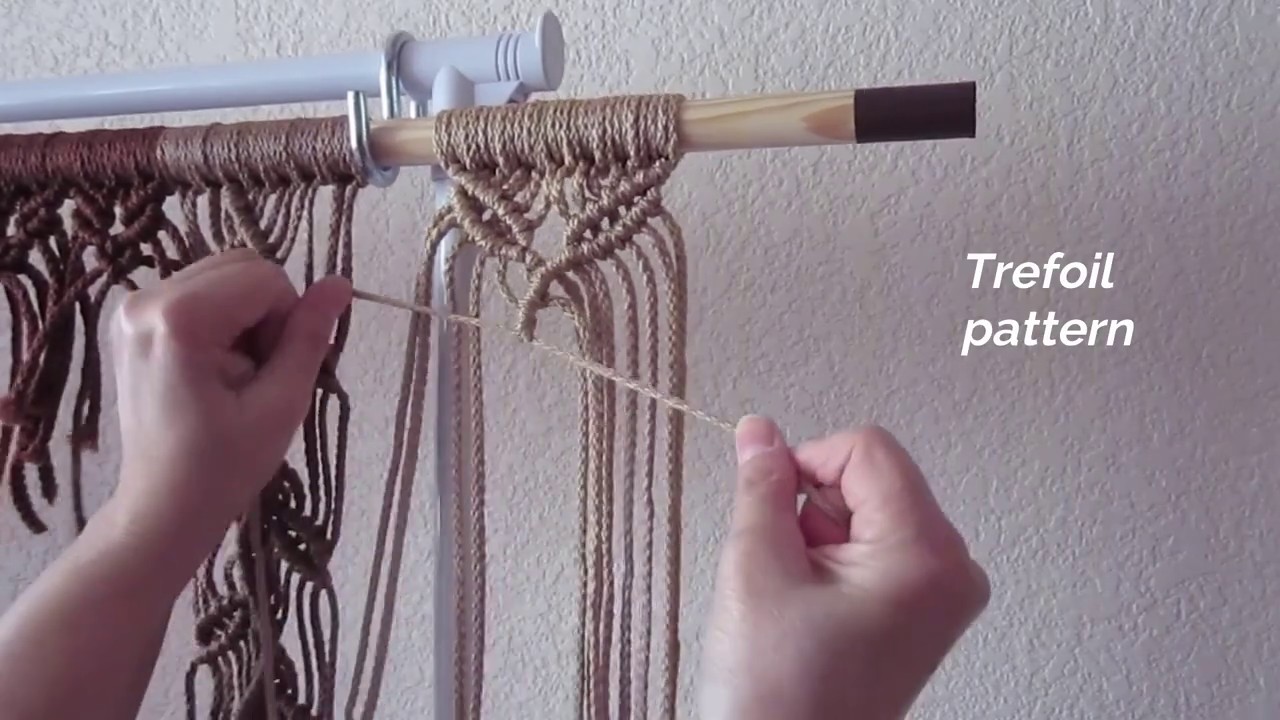 Frame (macrame) - YouTube