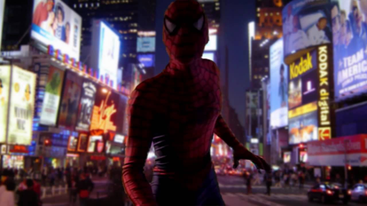 Spider-man Costume & first green screen test - YouTube
