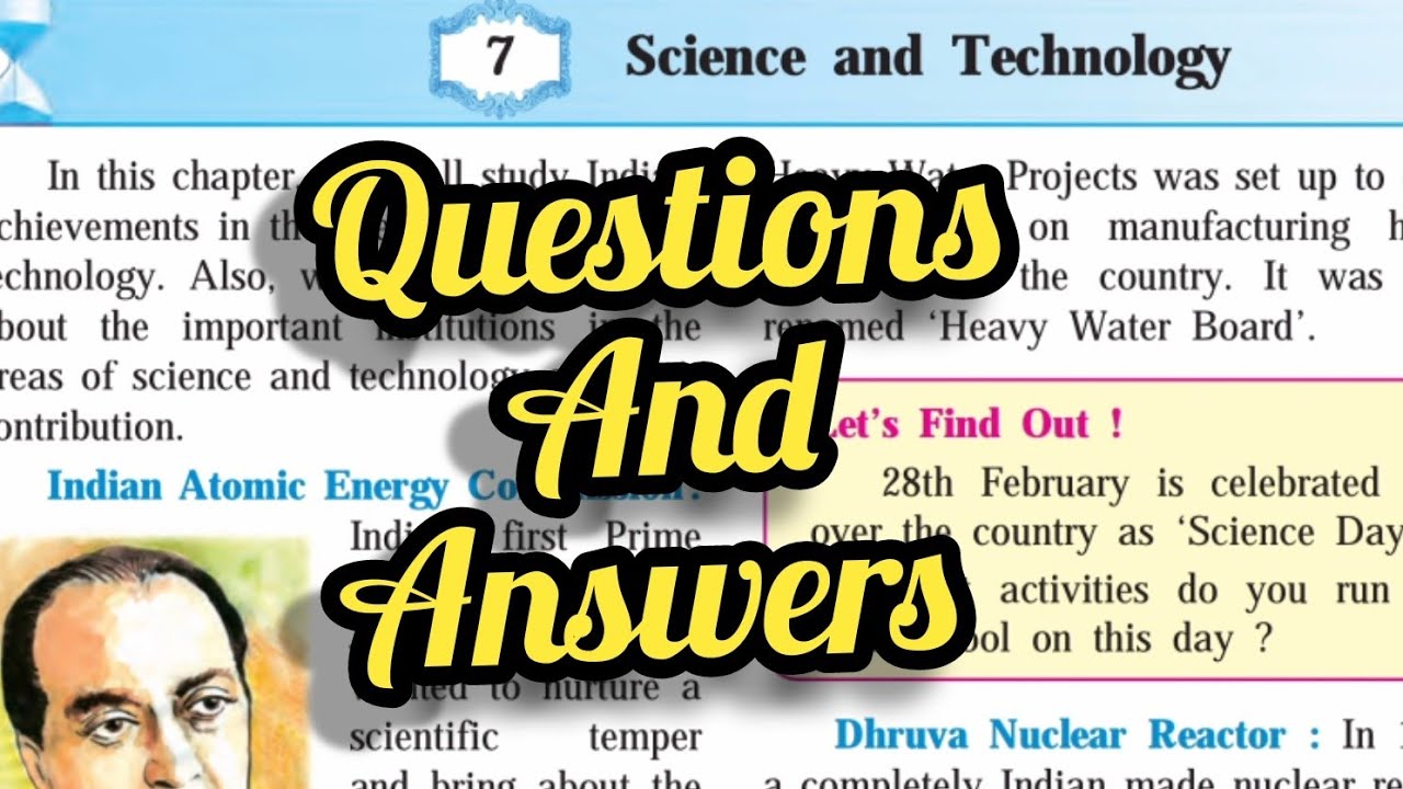 class 9 l History l Chapter 7 science and technology l question answer ...