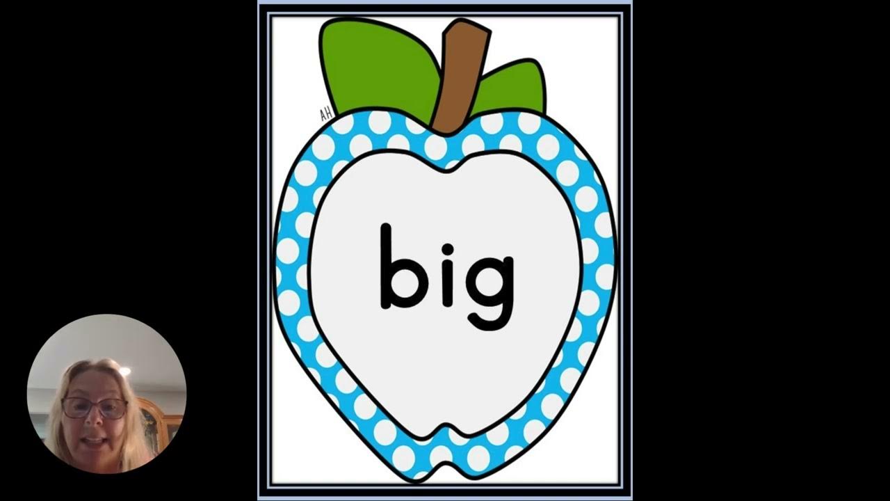 Master 10 Dolch Pre-Primer Sight Words with Blue Dot Apple Flashcards ...