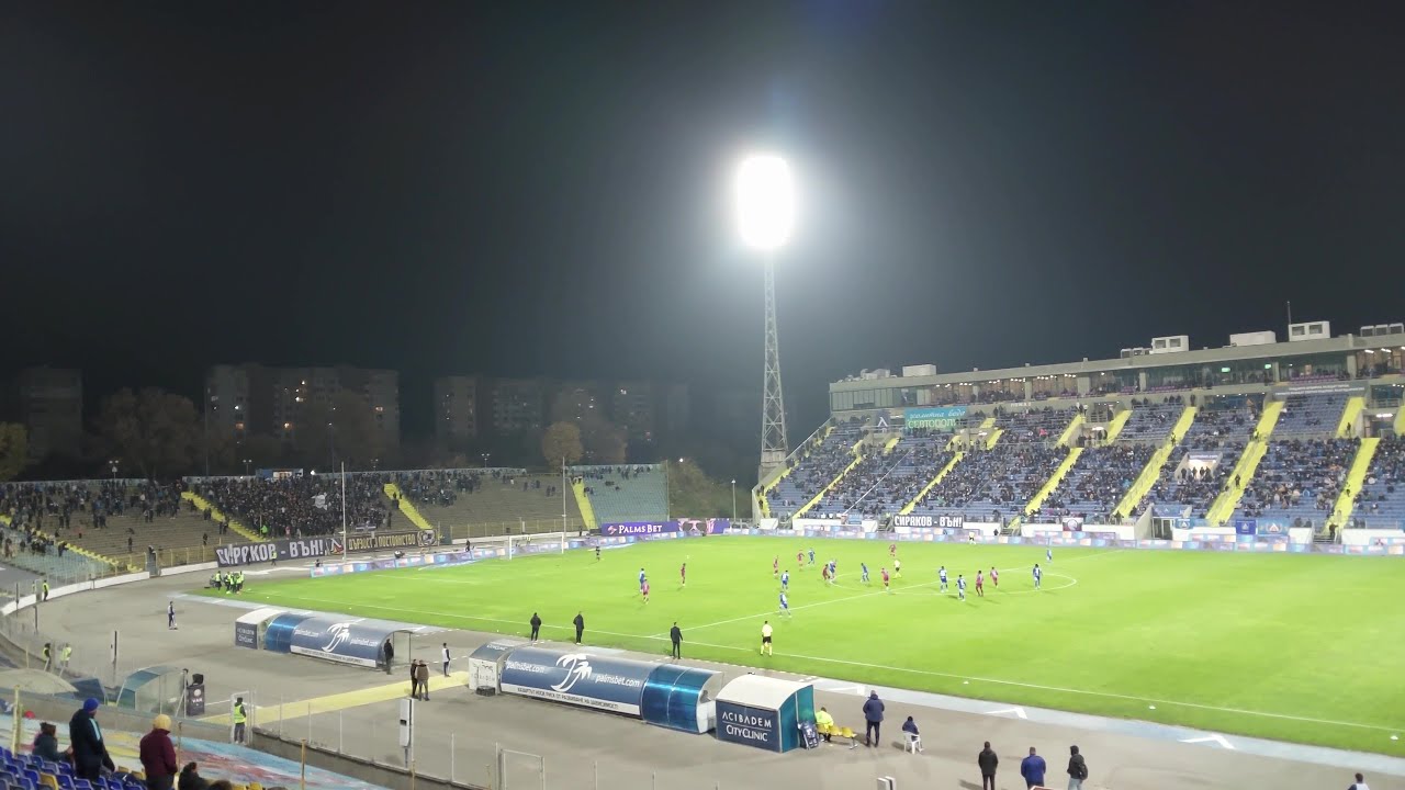 09.11.2024 Levski Sofia - Septemvri Sofia 2:3 atmosphere - YouTube
