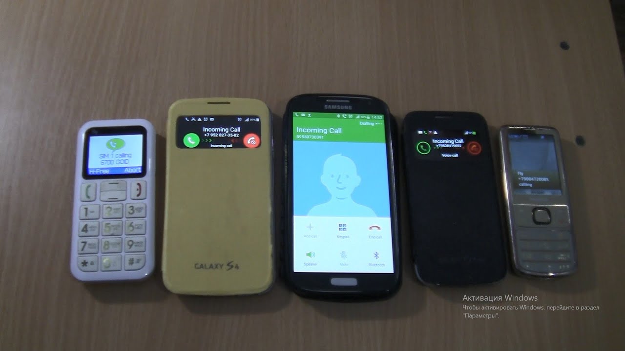 Incoming call & Outgoing call at the Same Time 2 Samsung Galaxy S4 ...