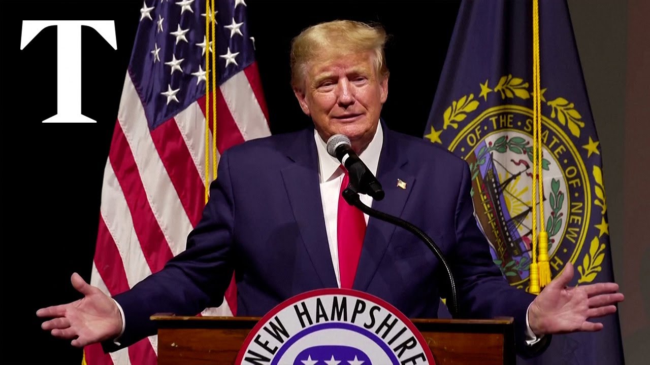 Donald Trump kicks off 2024 presidential election campaign - YouTube