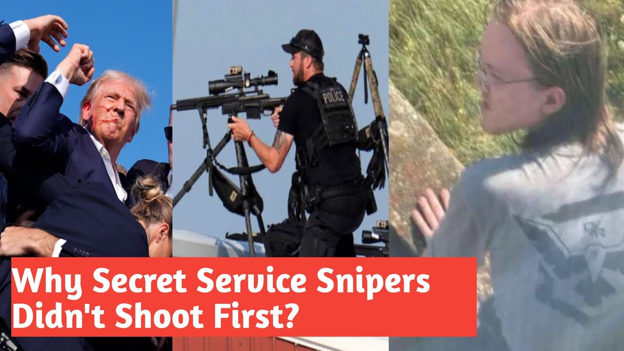 Attack On Donald Trump || Why Didn’t Secret Service Snipers Shoot the ...