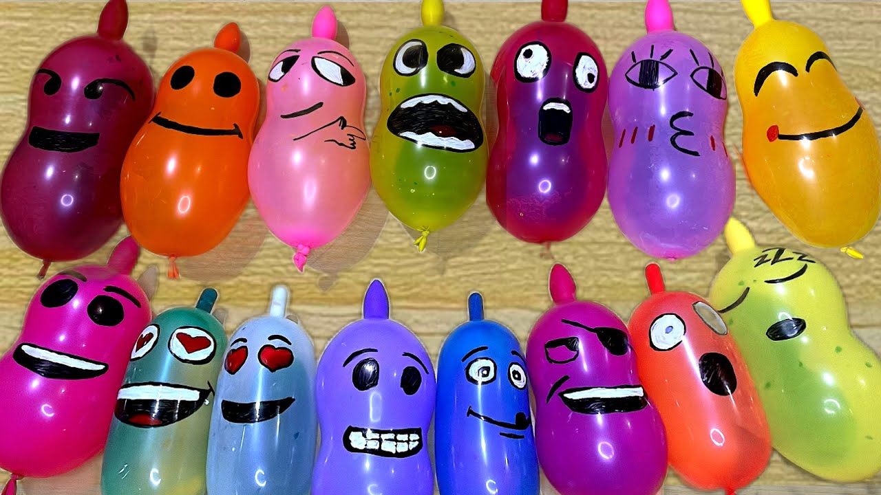 Making Slime 🌈 CUTE BALLOONS || ASMR || SATISFYING VIDEO - YouTube