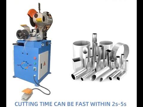 Steel Orbital Square Aluminum Metal Pipe Cutting Machine - YouTube