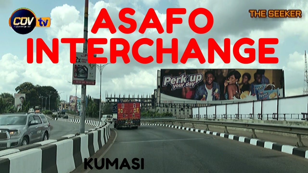 Asafo Interchange via Abinkyi Market and Prempeh Assembly Hall - Kumasi ...