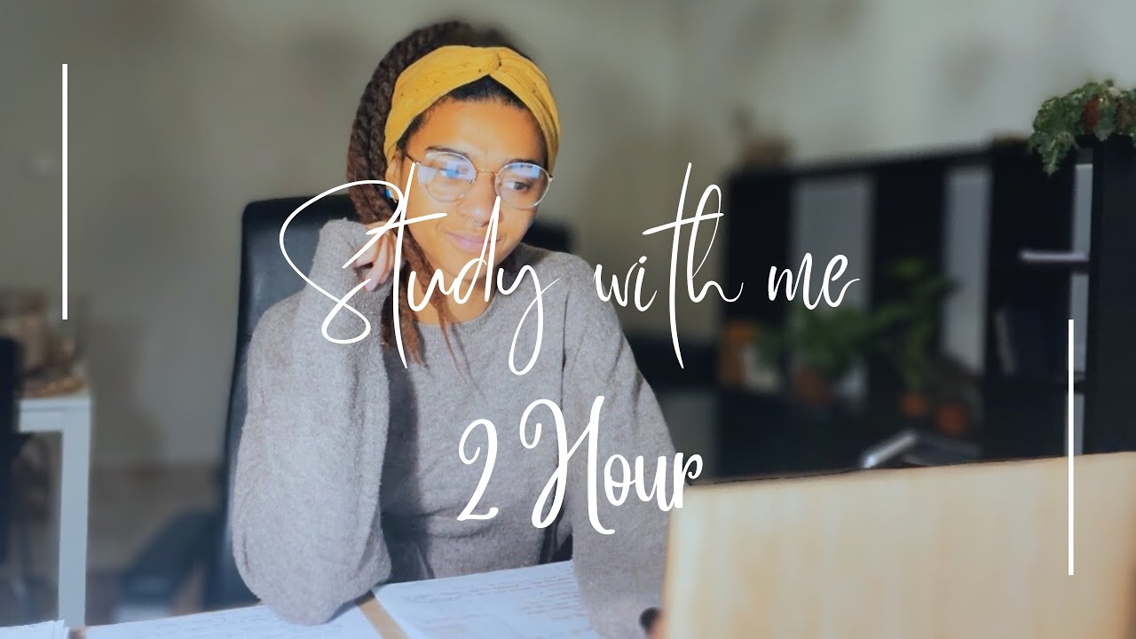 Study with me live!| 2 hour| Promodoro method| Background noises- no ...