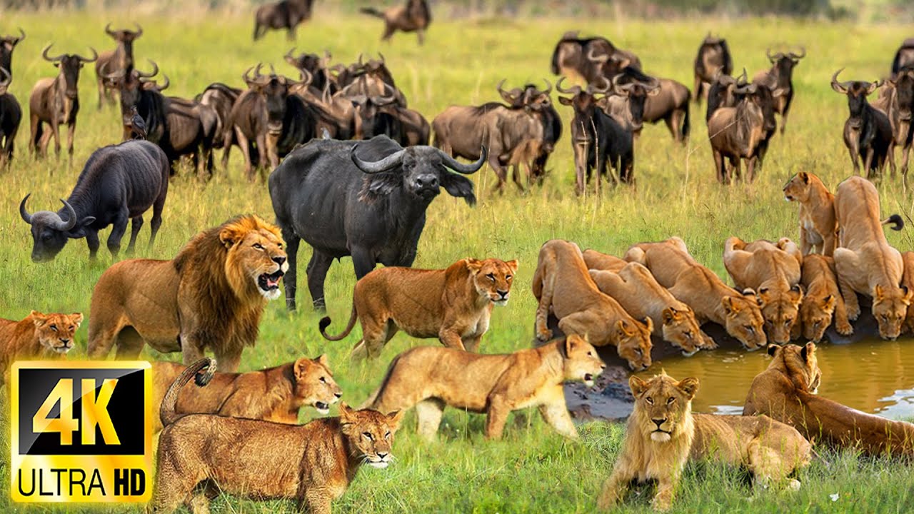 4K African Wildlife: Peaceful Diverse Animal Land - Incredible Wildlife ...