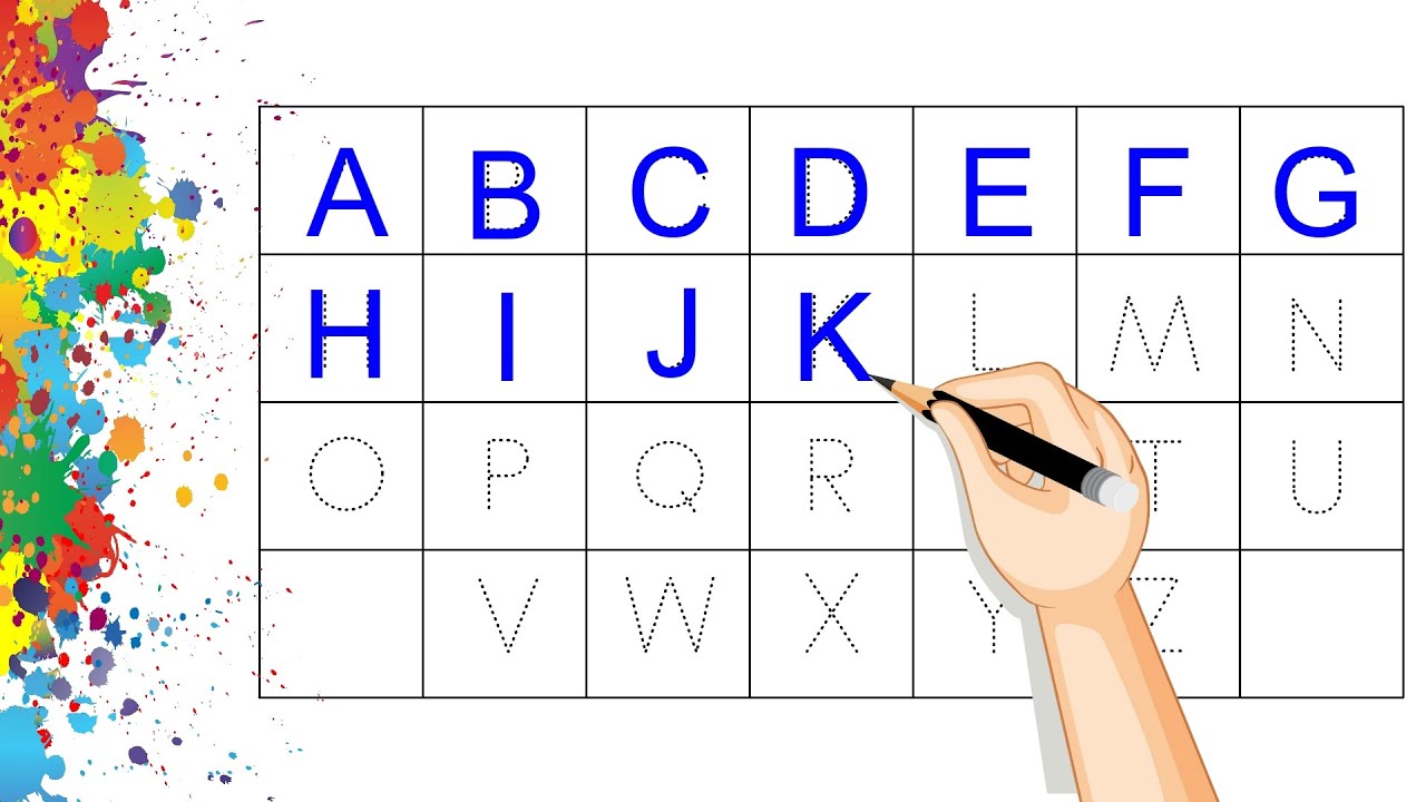 Alphabets, ABCD, kids rhymes, A for apple B for ball, A to Z kids learn ...