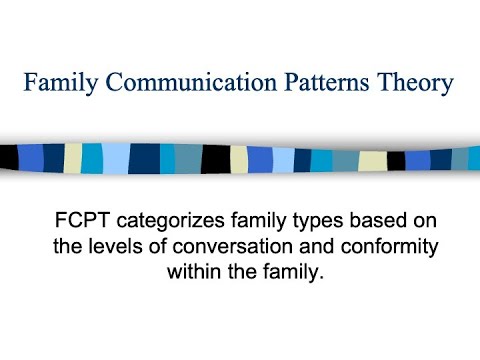 Family Communication Patterns Theory - YouTube