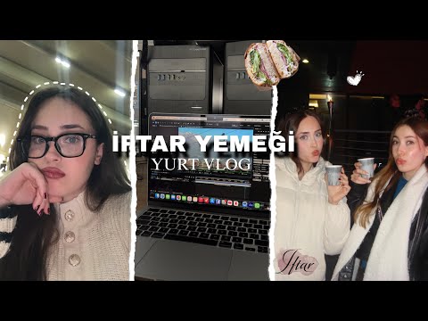 İFTAR YEMEĞİ + OKUL VLOG| yurt iftar yemeği verdi,sunum yaptım ,okuldaki derslerim…Rana Işıl #vlog 