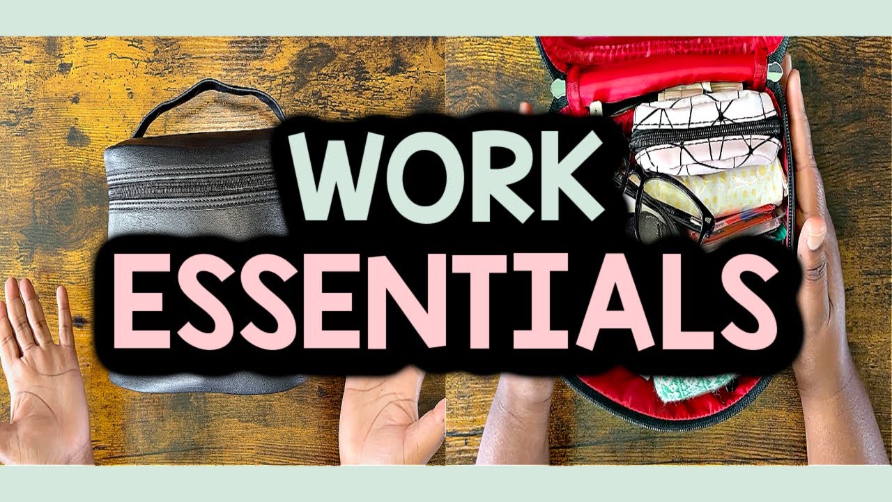 WORK ESSENTIALS FOR WOMEN | What's in my Bag - YouTube